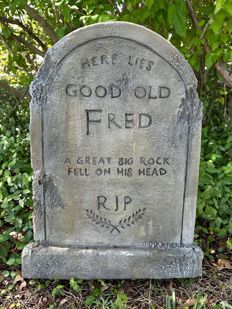 Halloween Gravestone Decoration *customizable* - Etsy