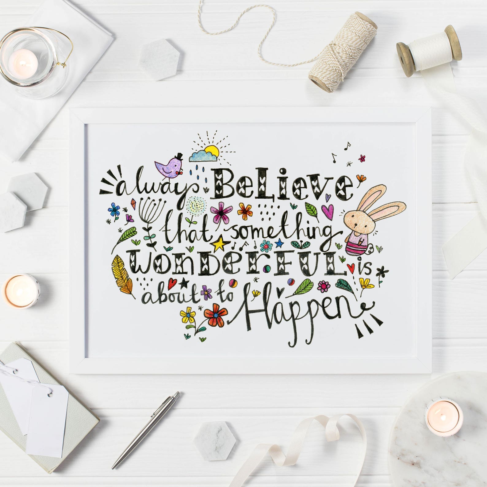 Quotes About Hope Quote Card Quote Postcard Inspirational - Etsy