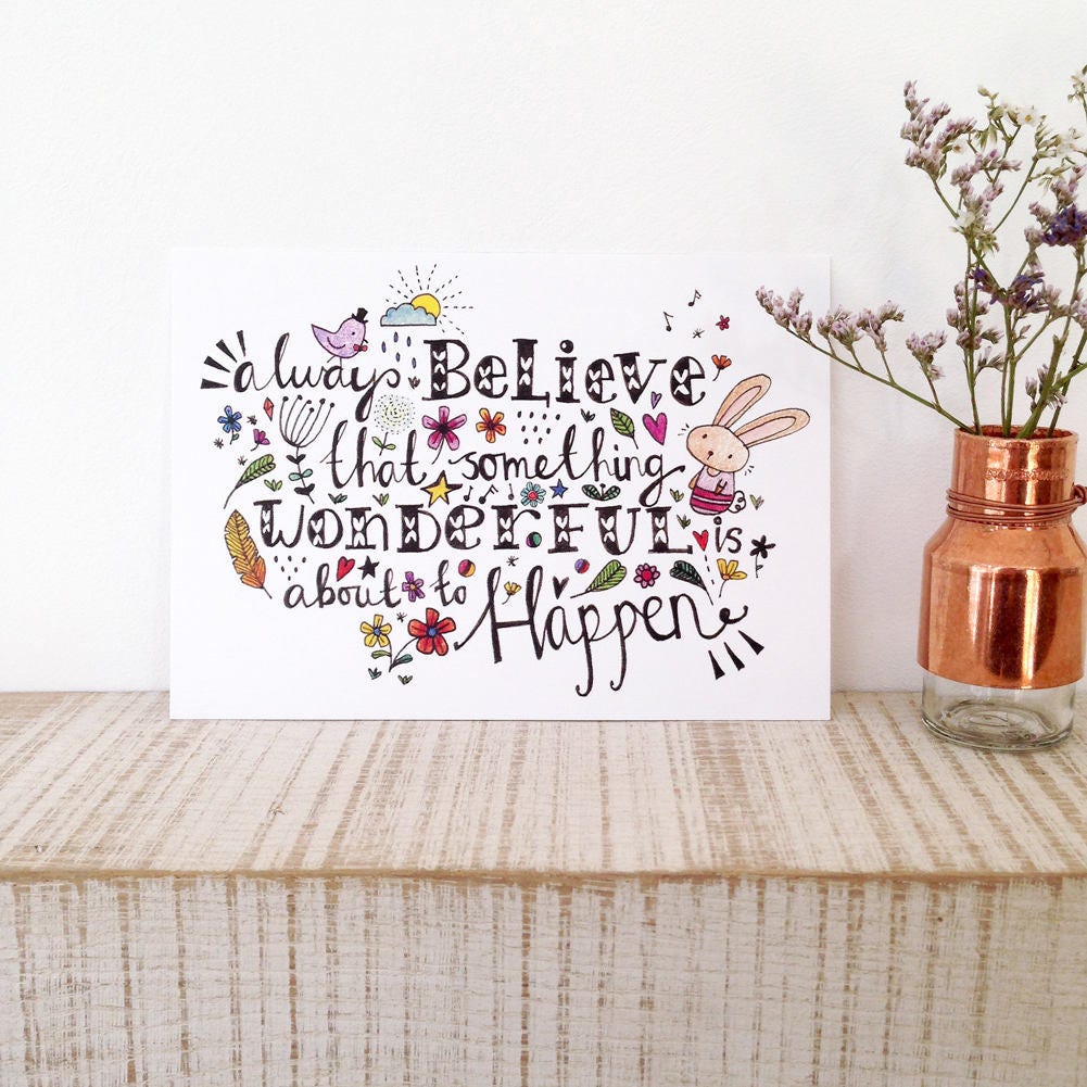 Quotes About Hope Quote Card Quote Postcard Inspirational - Etsy