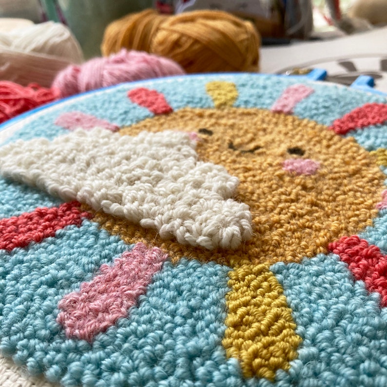 Punch Needle Pattern for Beginners. Punch Needle Art. Punch - Etsy