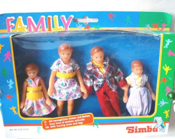 Vintage SIMBA Doll Family Moveable Arms Vtg 80s - Etsy