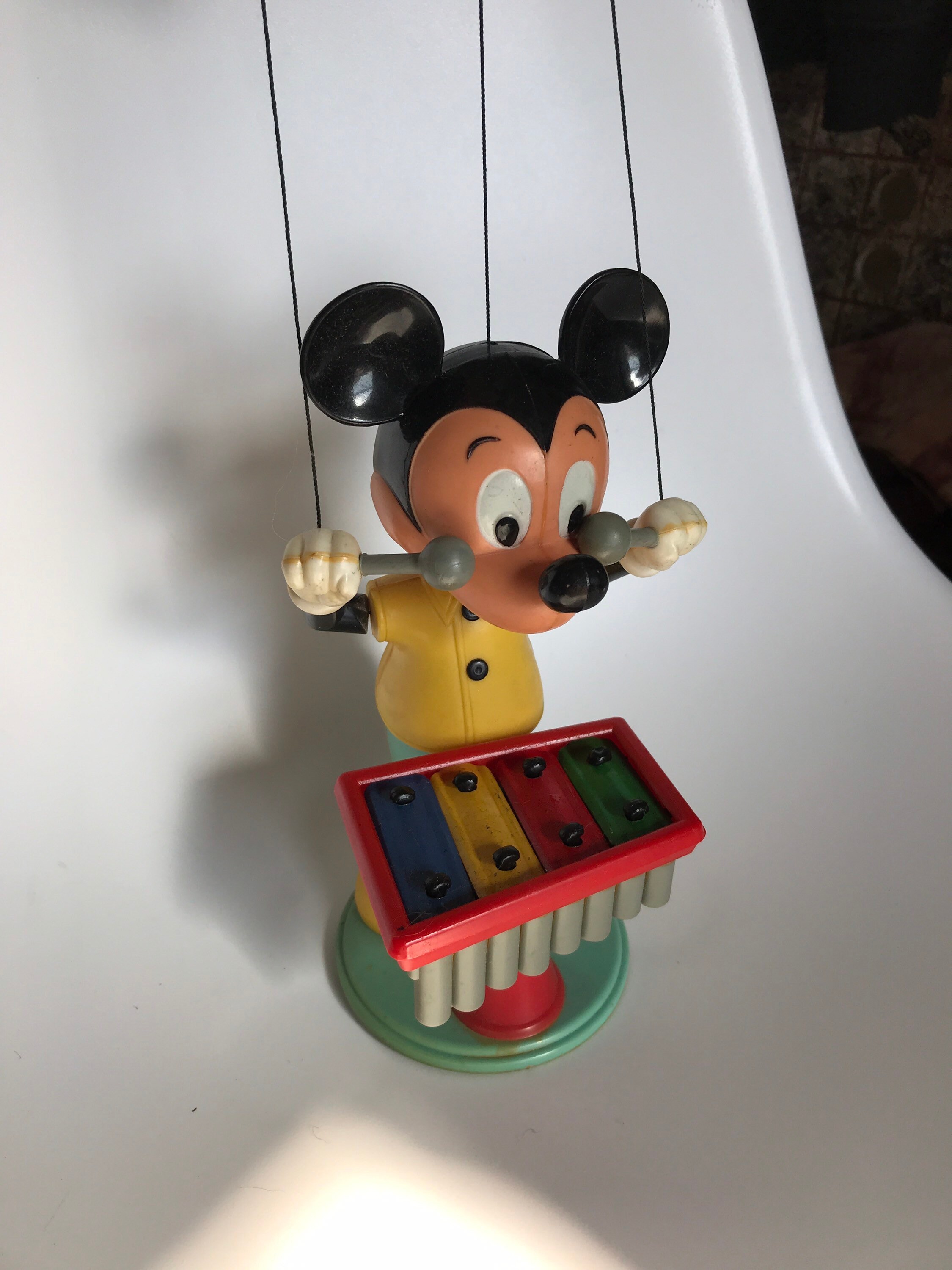 Vintage Mickey Mouse Marionette Plastic Puppet - Etsy