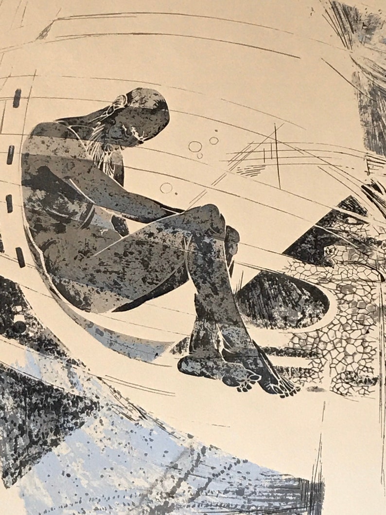 Nancy Nemec Silkscreen Print Signed 1965 - Etsy