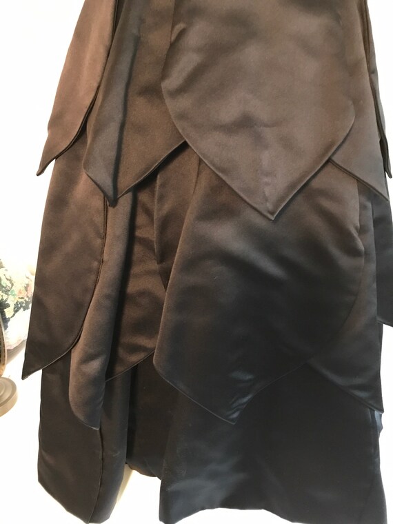 1950s Maxwell Shieff Little Black Dress Petal Dress … - Gem