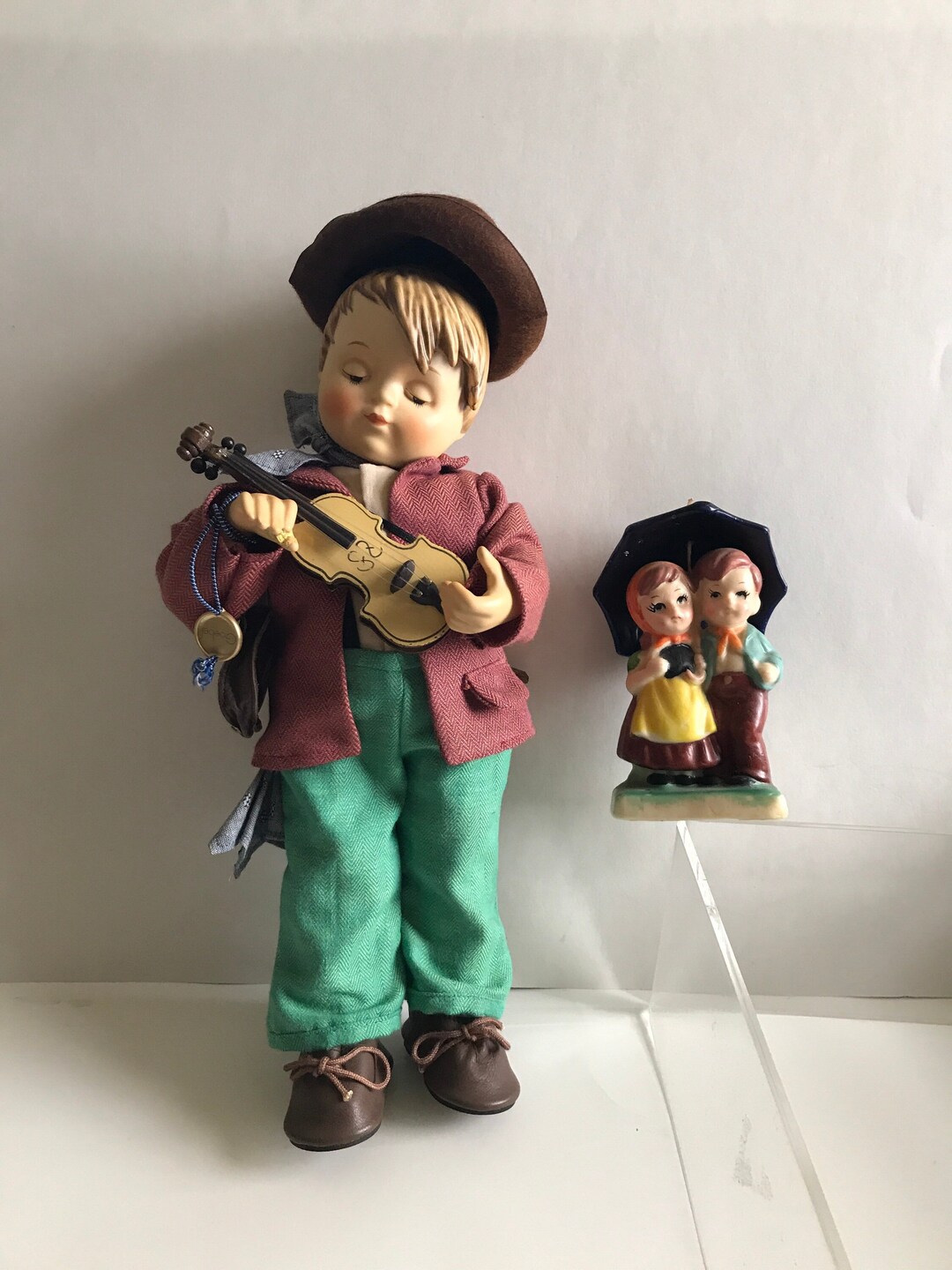 Goebel Hummel Violin Player Doll Figurine N Candle Little Fiddler - Etsy