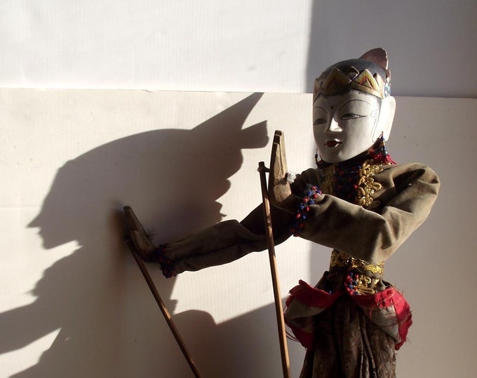 Vintage Shadow Puppet. Indonesian Puppet. Wayang Golek - Etsy