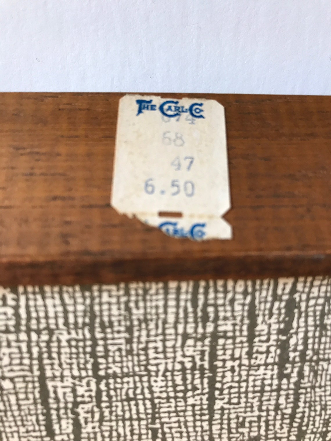 Kay Dee Handprints Barn in Winter Scene 50s MCM Art - Etsy