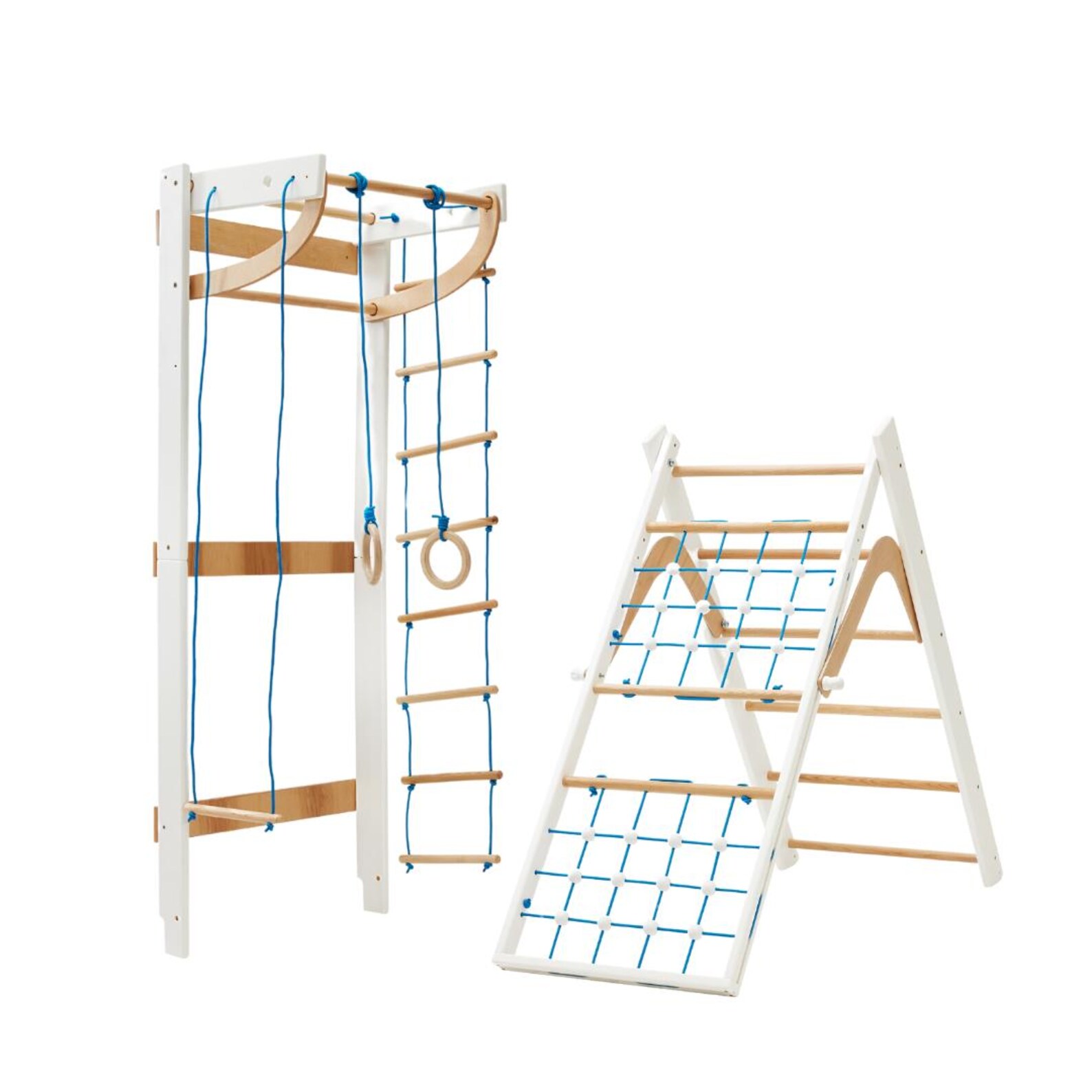 Wooden Montessori Swedish Ladder, Kids Gymnastics Climbing Wall ...