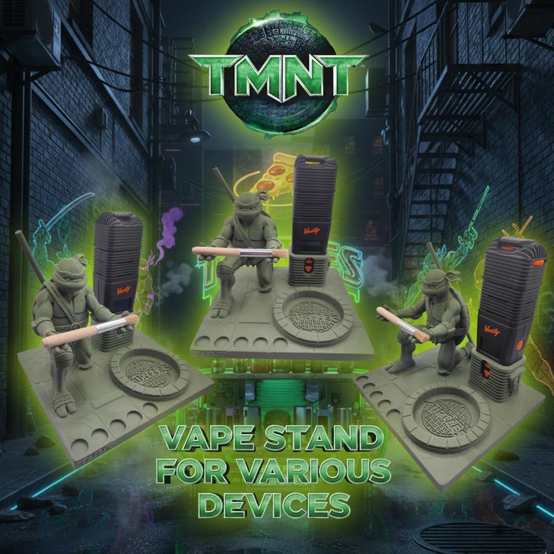 TMNT - Teenage Mutant Ninja Turtles Inspired Stand for Storz & Bickel ...