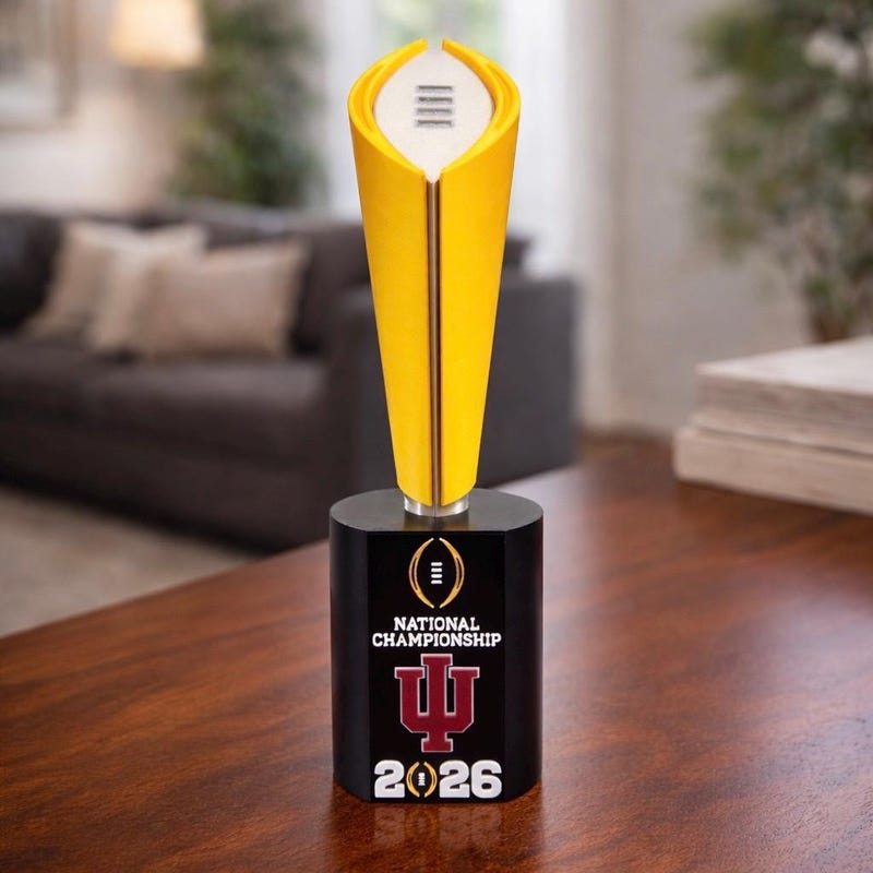 Indiana Football Trophy - Etsy