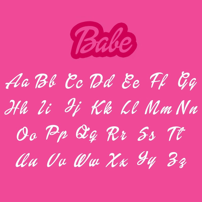 4 Dolly, Babe Font Pack - OTF and TTF - Canva & Cricut Software ...