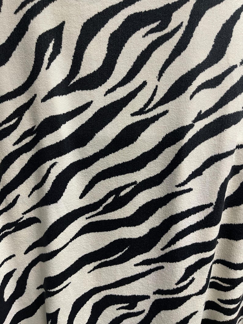 Black and White Zebra Print Fabric by the Yard Designer Home Decor ...