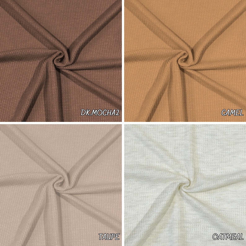 Knitted Waffle Fabric. Thermo-pd Fabric. Soft Comfortable Brushed ...