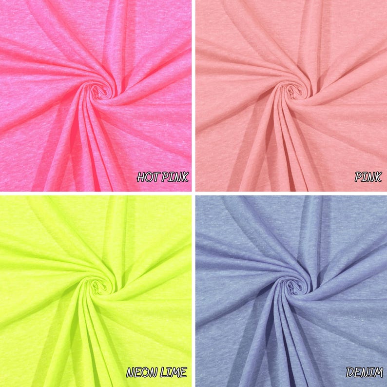 TRI Jersey PD Solid Color. 60" Width. Fabric by the Yard. - Etsy