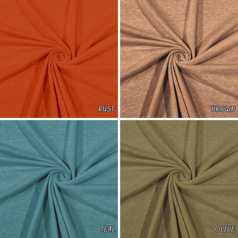 TRI Jersey PD Solid Color. 60" Width. Fabric by the Yard. - Etsy