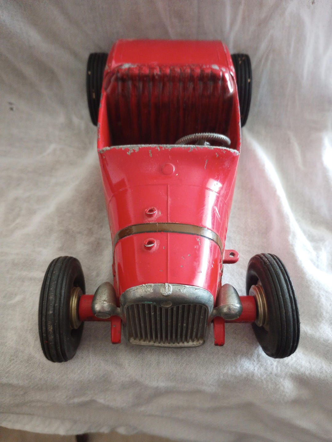 Vintage 1940's All American Hot Rod Tether Car - Etsy