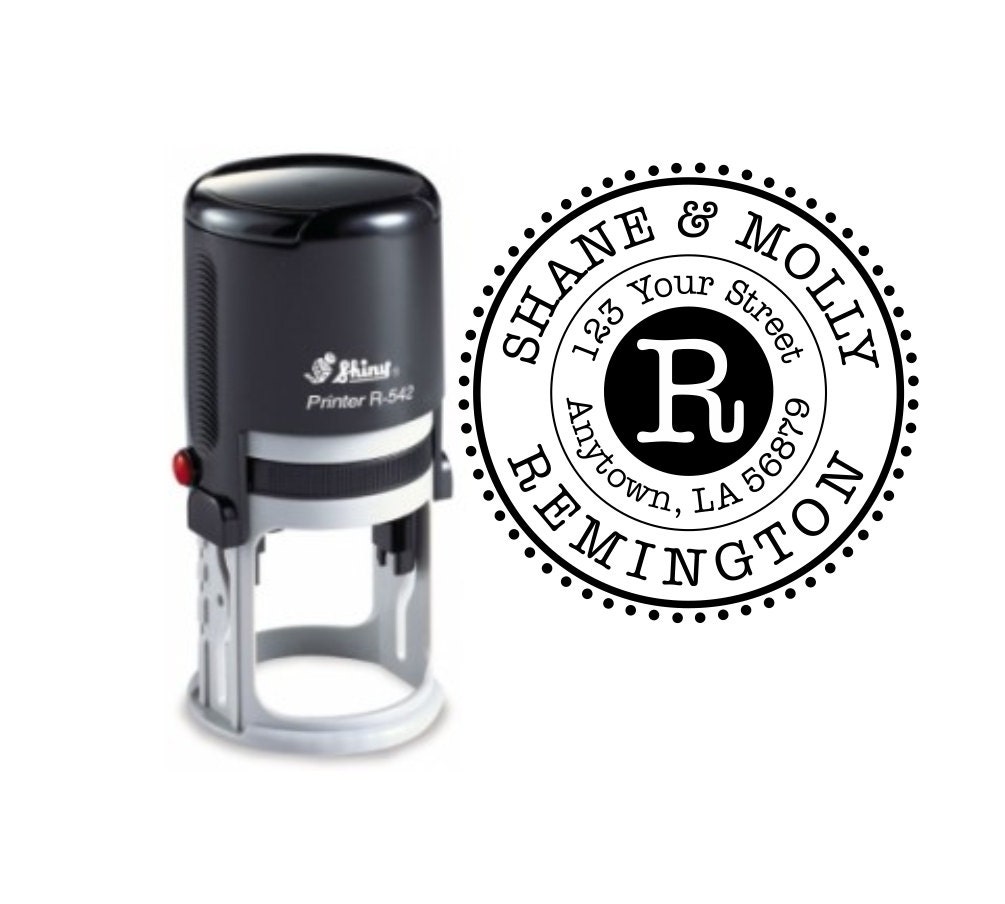 Personalized Self Inking Return Address Stamp self inking