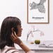 Wandsworth Map Poster- Premium Print of London Borough- Minimalist Home ...