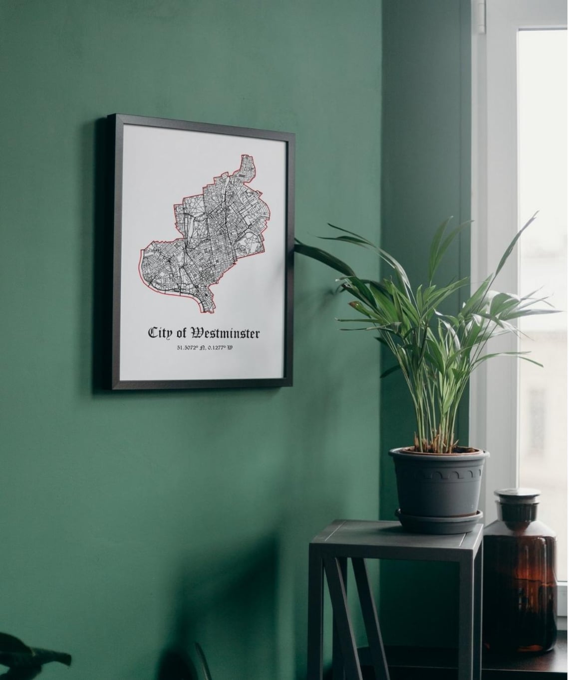 City of Westminster Map Poster- Premium Print of London Borough ...