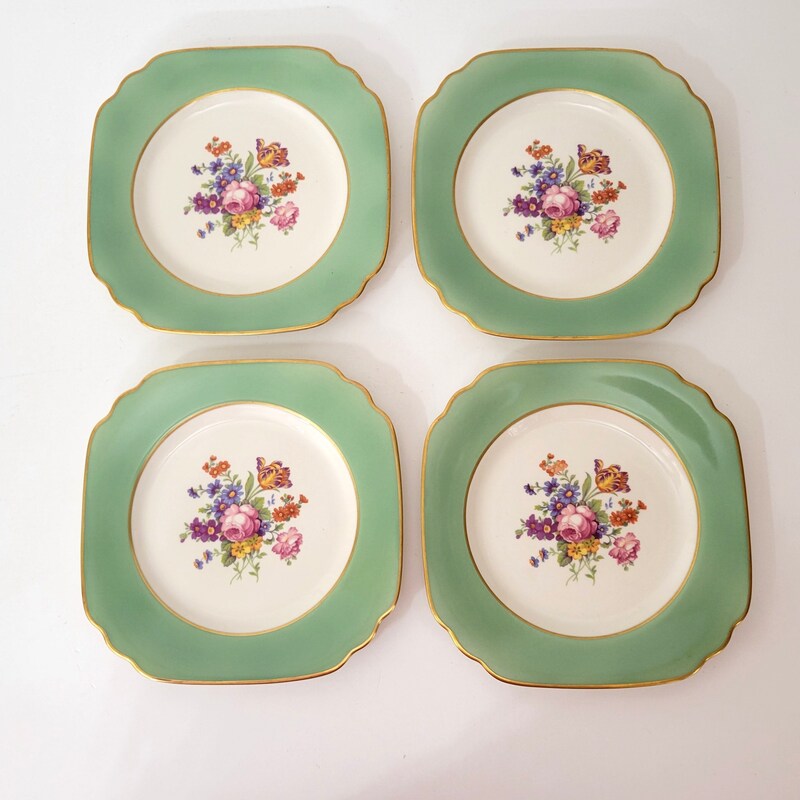 Floral China Plates - Etsy