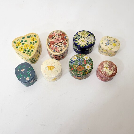 Kashmiri Paper Mache Trinket Boxes Instant Collection - Gem