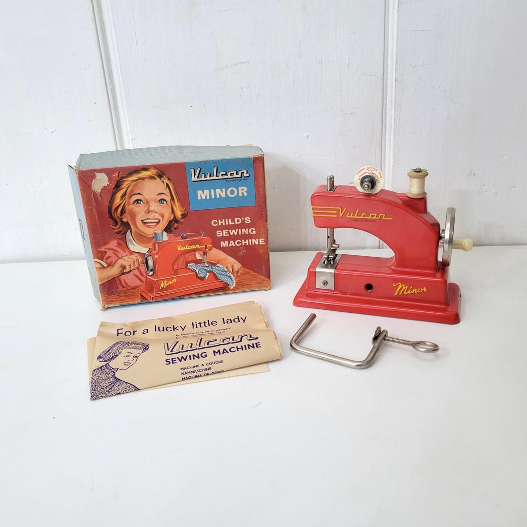 Vulcan Minor Child's Sewing Machine With Original Box - Etsy