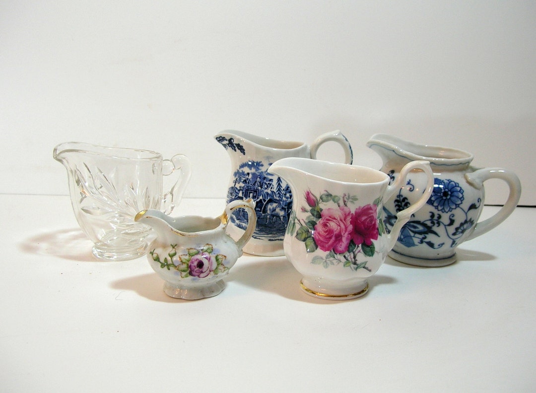 Vintage Cream Pitchers Instant Collection Tea Party Mix - Etsy