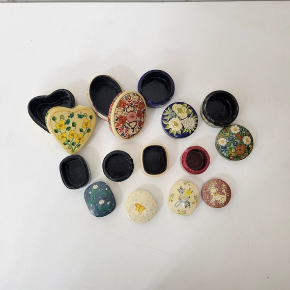 Kashmiri Paper Mache Trinket Boxes Instant Collection - Gem