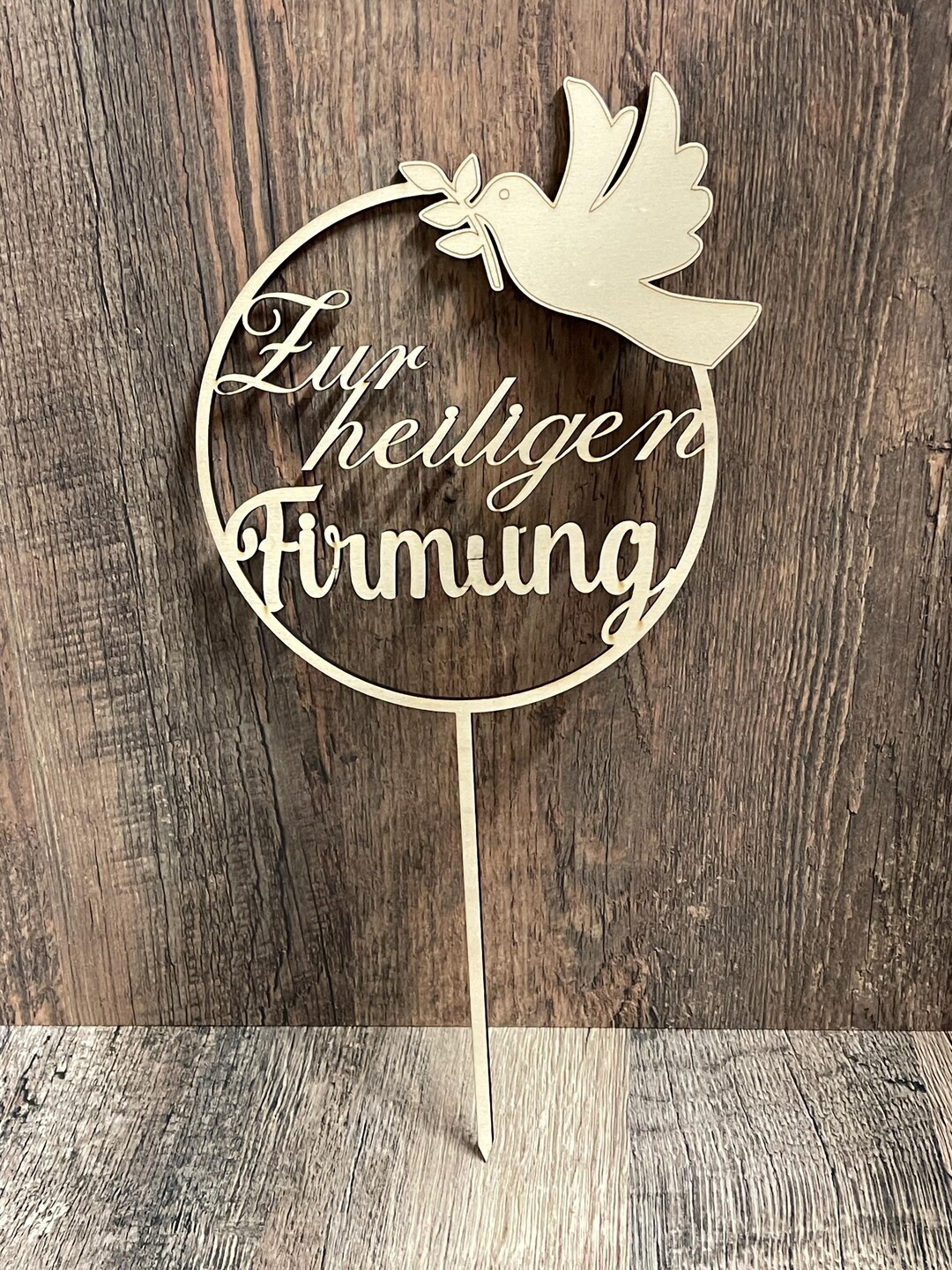 Cake Topper Confirmation SVG – for Holy Confirmation – Digital File for ...