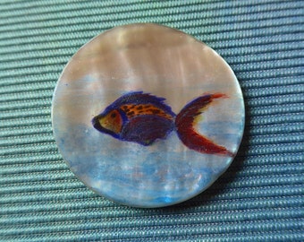 Hand painted fish | Etsy