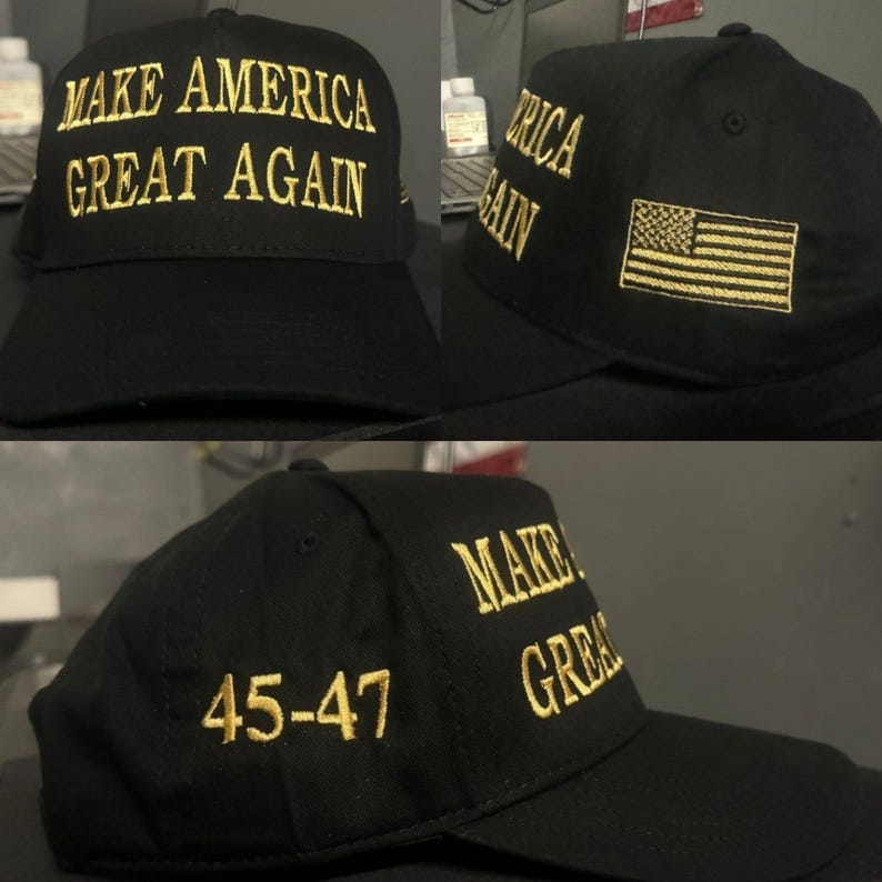 Trump Caps - 2024 USA Embroidered Hat Make America Great Again -hat ...