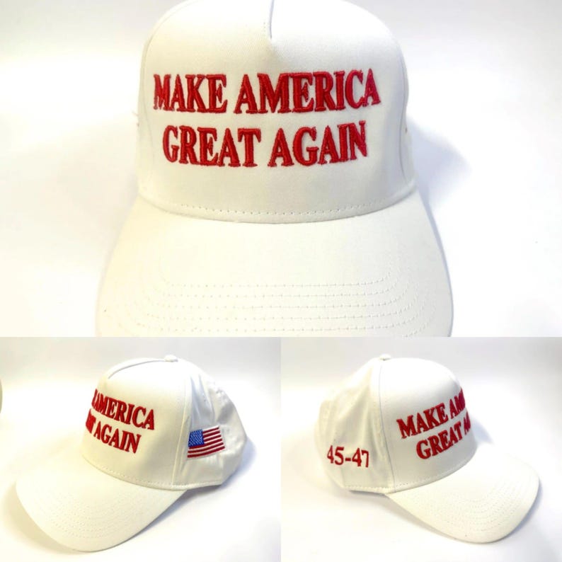 Trump Caps - 2024 USA Embroidered Hat Make America Great Again -hat ...