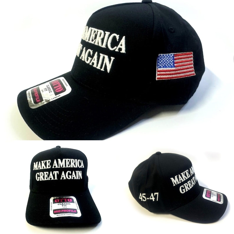 Trump Caps - 2024 USA Embroidered Hat Make America Great Again -hat ...