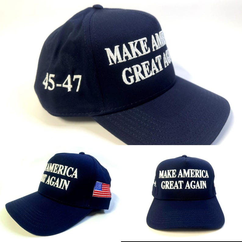 Trump Caps - 2024 USA Embroidered Hat Make America Great Again -hat ...