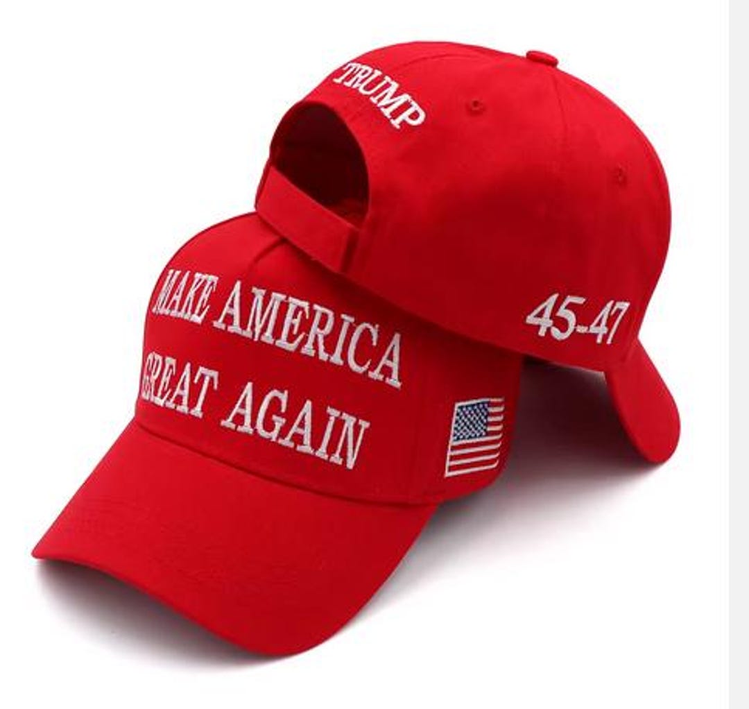 Trump Caps - 2024 USA Embroidered Hat Make America Great Again -hat ...