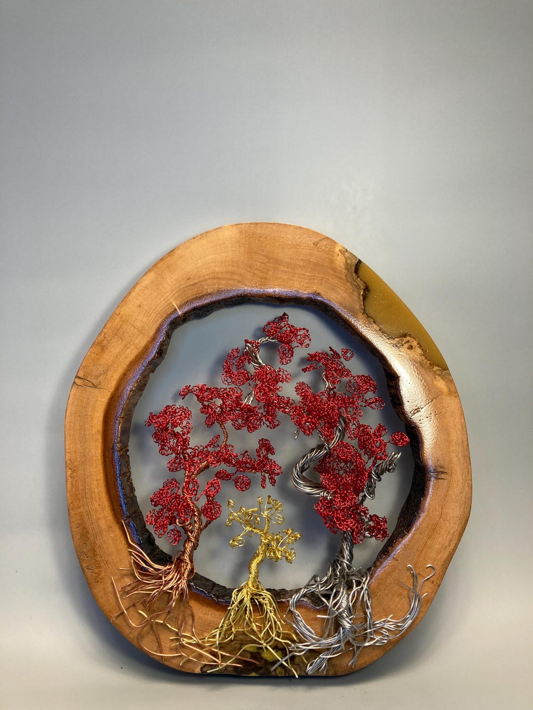 Gumtree Hollow Log With Wire Tree - Etsy