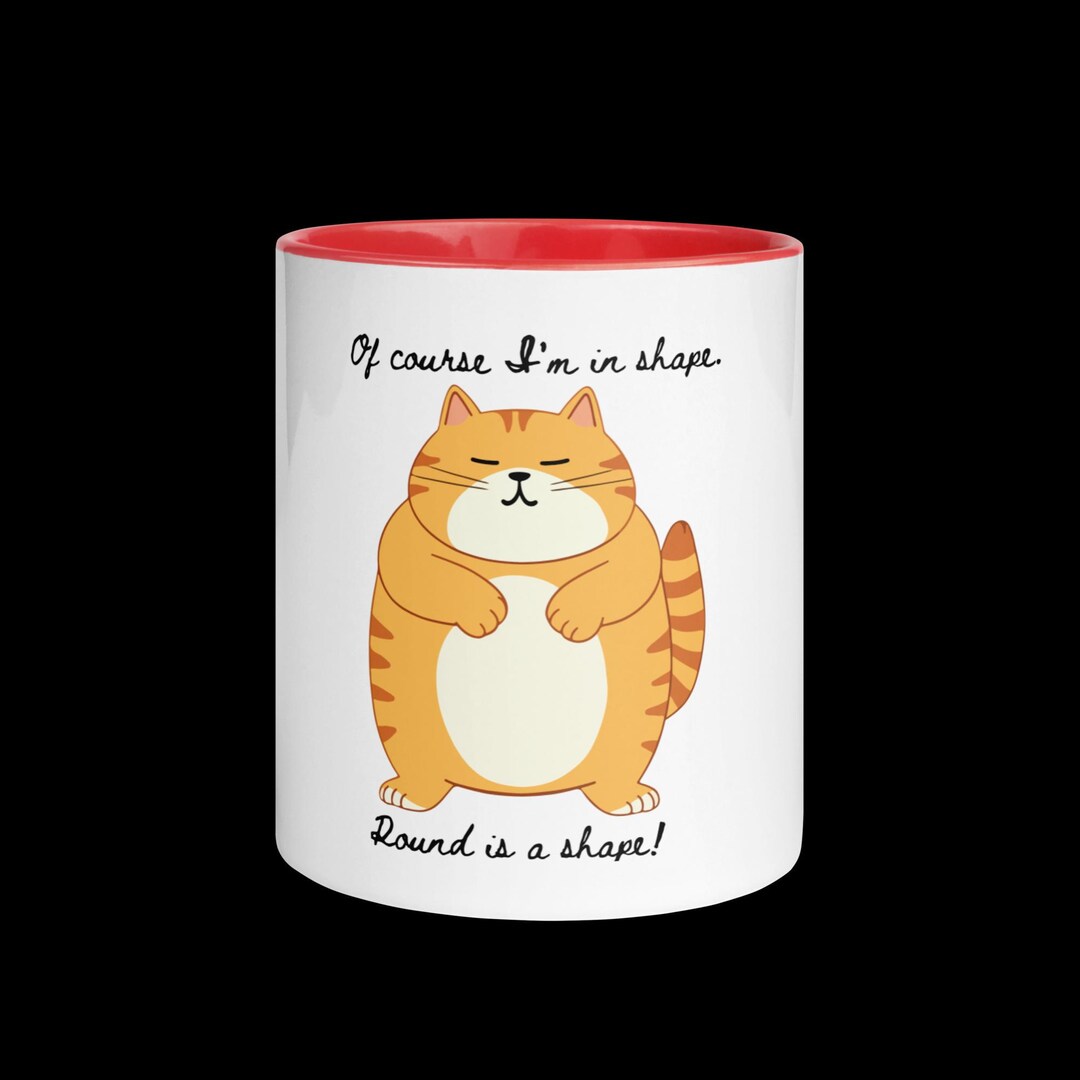 Round is a Shape Mug With Color Inside - Etsy