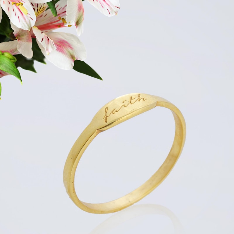 Faith Ring - Etsy