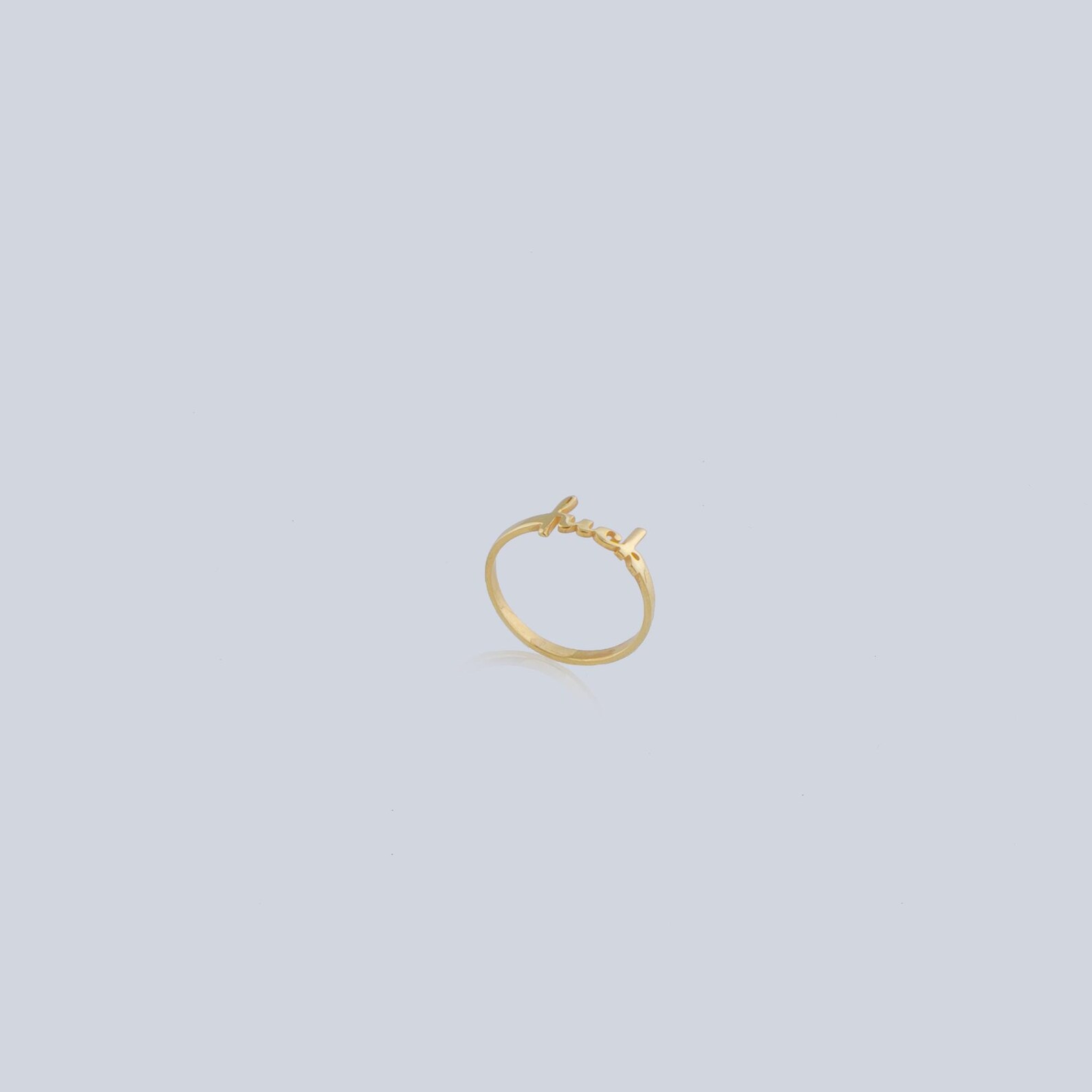 14K Gold Fuck You Ring,silver Fuck off Ring, Gold Fuck off Ring, Divorce Ring, Middle Finger ...