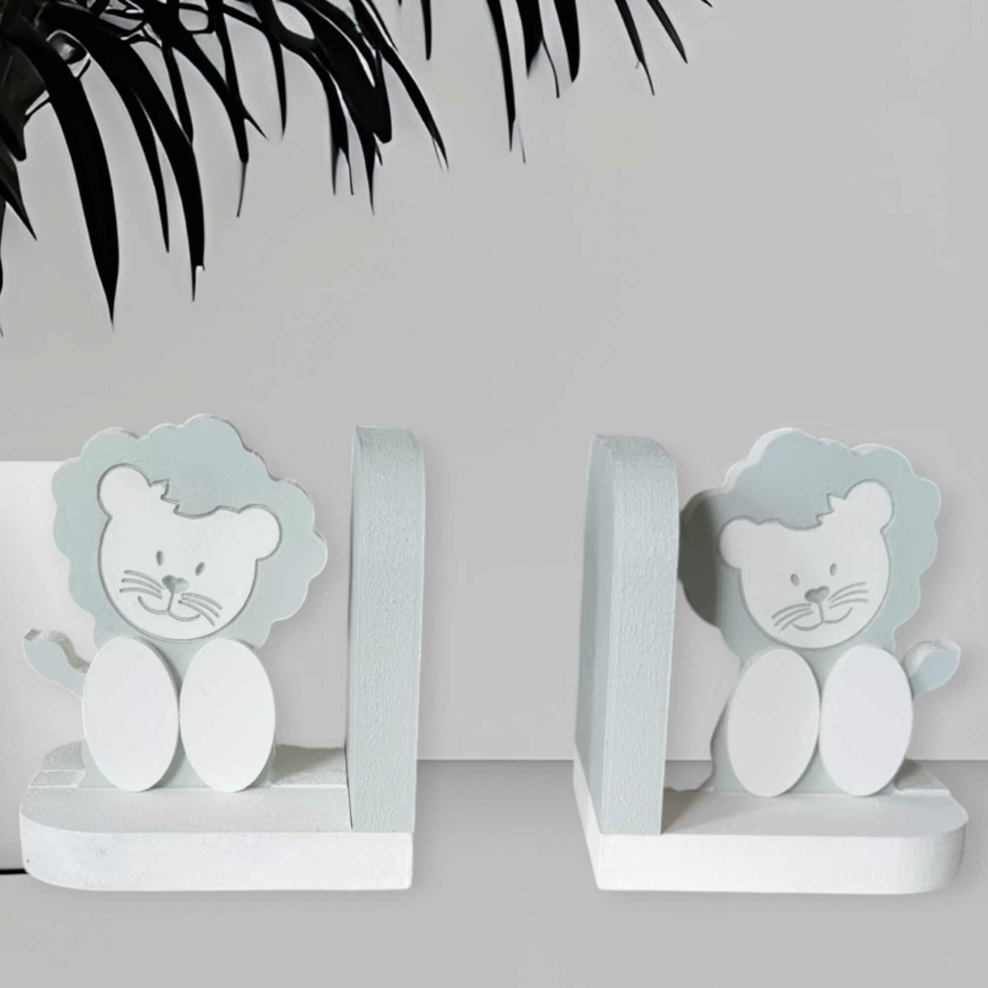 Bookends With Lion | Children's Bookends | Safari Theme Nursery ...