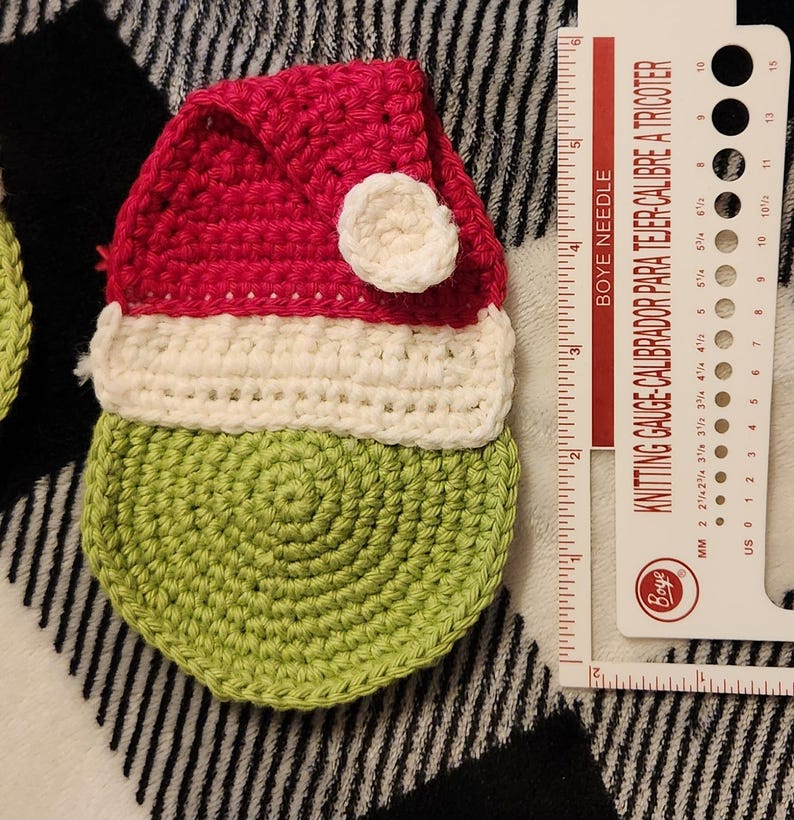 Grinch Inspired Coasters set of 4 - Etsy