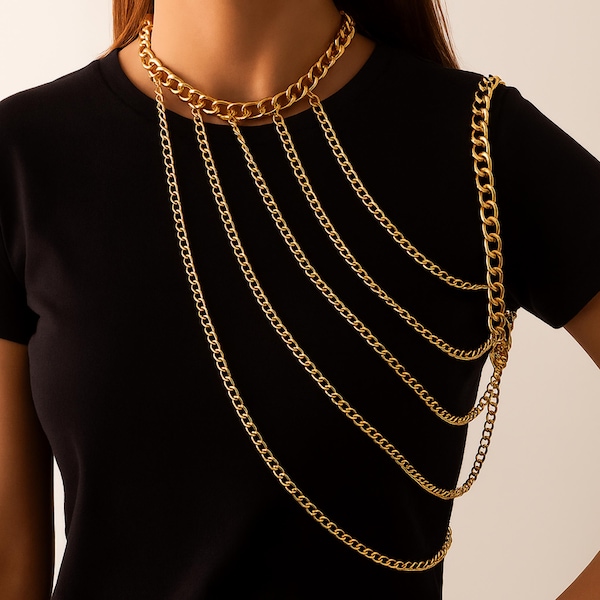 Shoulder Chain - Etsy