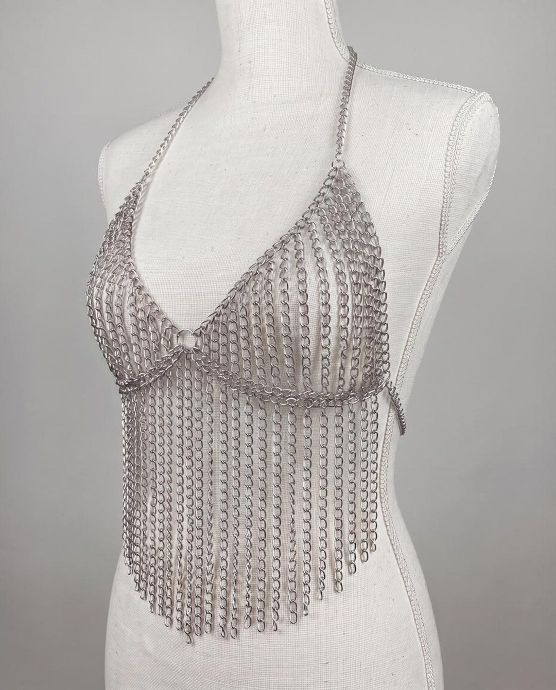 Chainmail Top for Festival Outfit or Renaissance Faire Festival Body ...