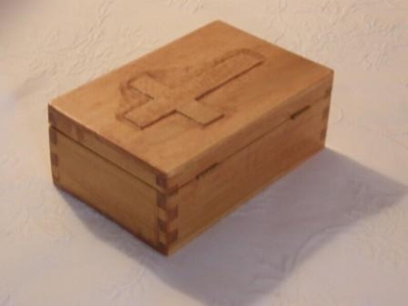 Carved Cross Box - Etsy