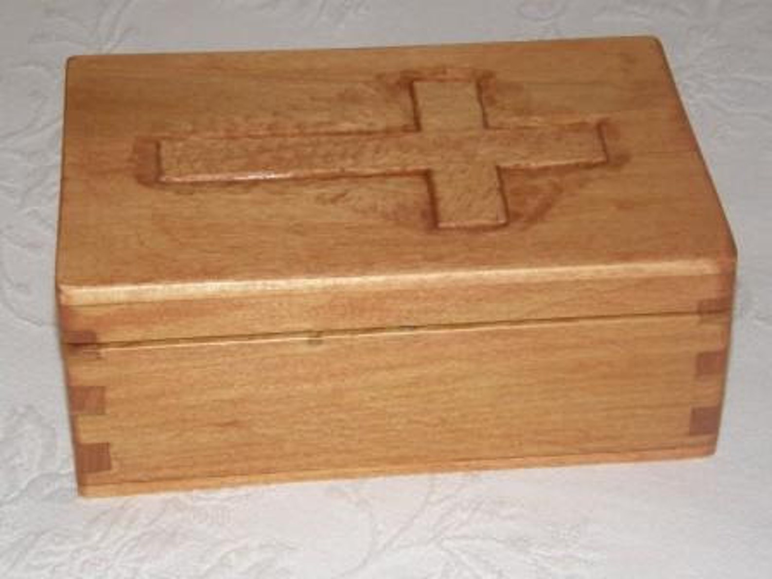 Carved Cross Box - Etsy