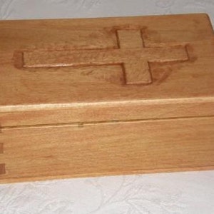 Carved Cross Box - Etsy