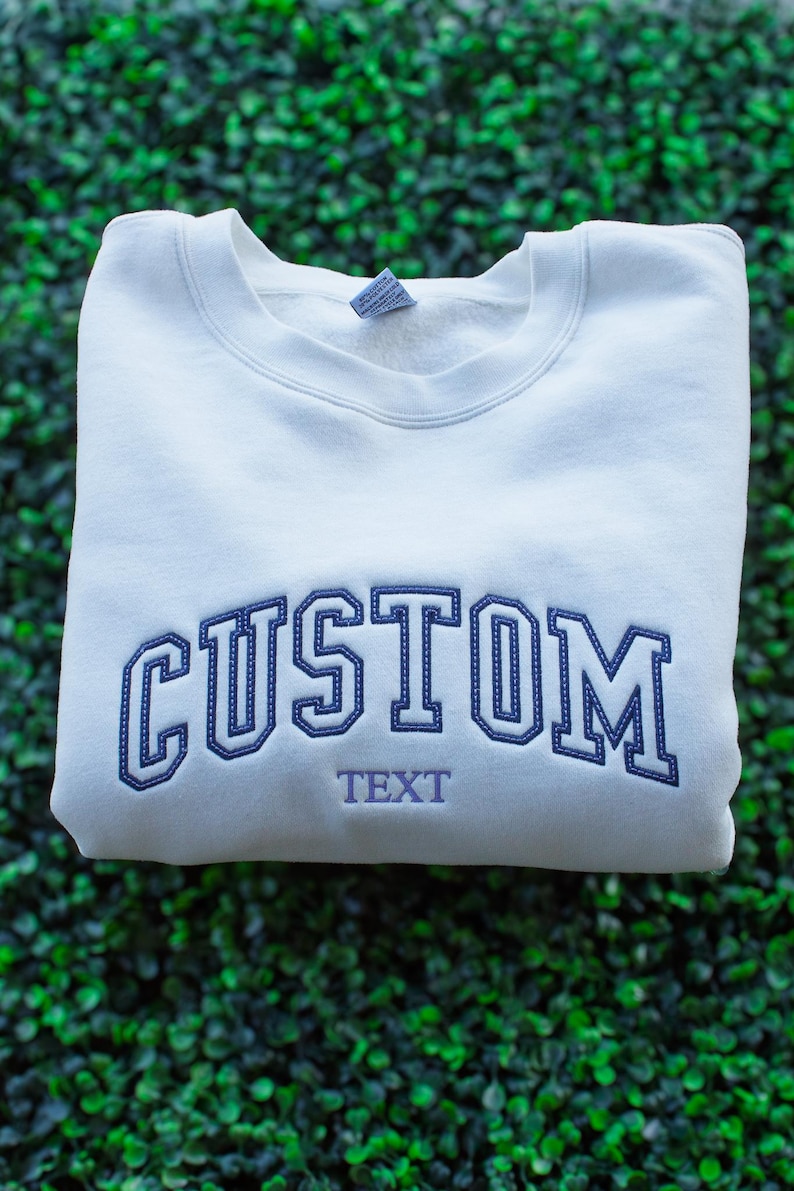 Custom Embroidery | Premium Work | Custom | Personalized Sweatshirt ...