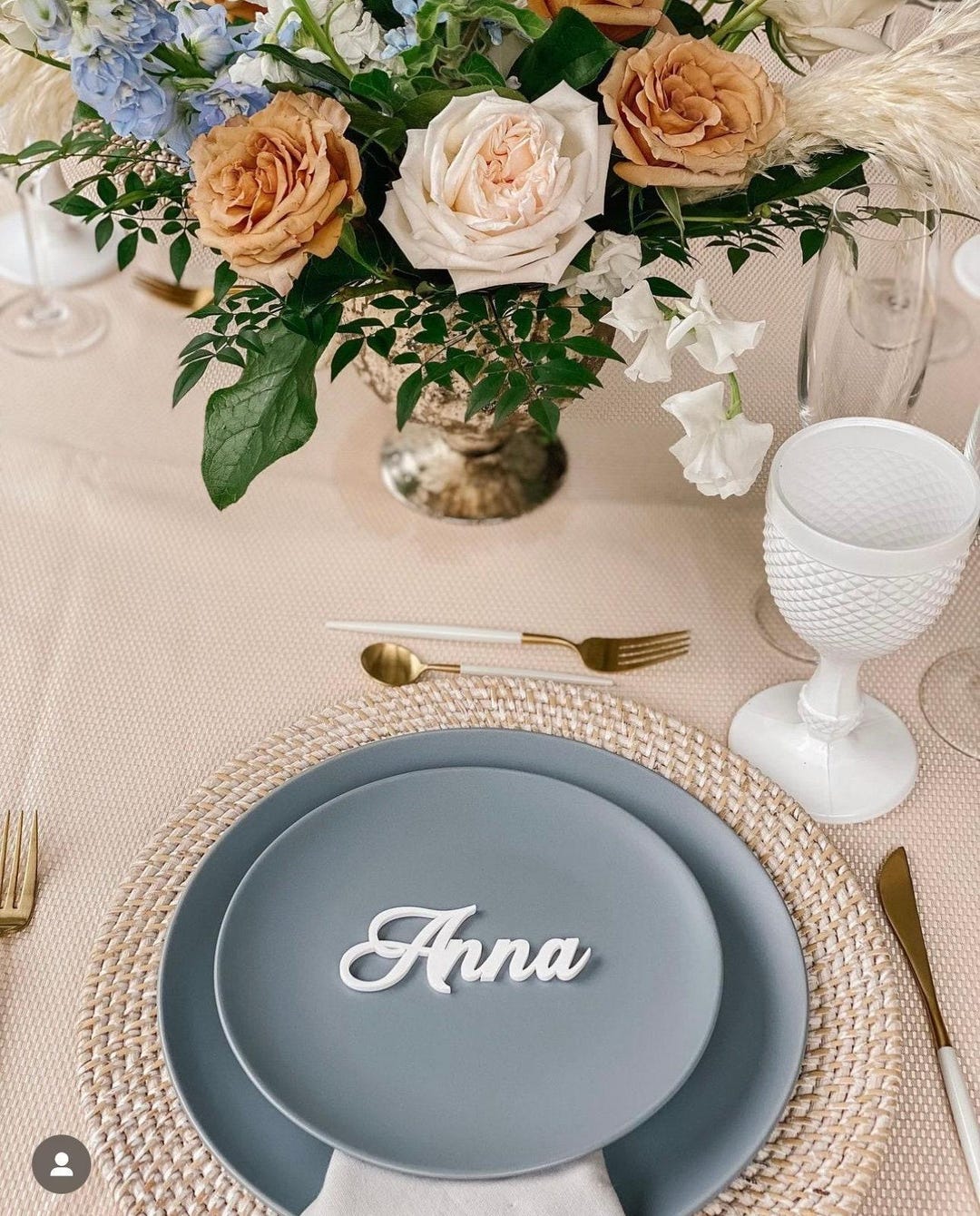 Acrylic Placesettings | Acrylic Names | Acrylic Placecards | Acrylic ...