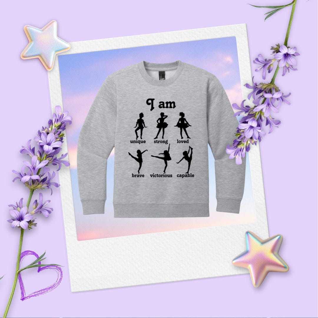 Digital Download / Youth Girls’ Dance Positive Affirmations Graphics ...
