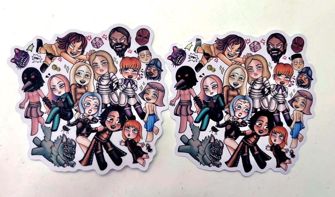 Preorder!! Stickers of Fear and Hunger - Etsy